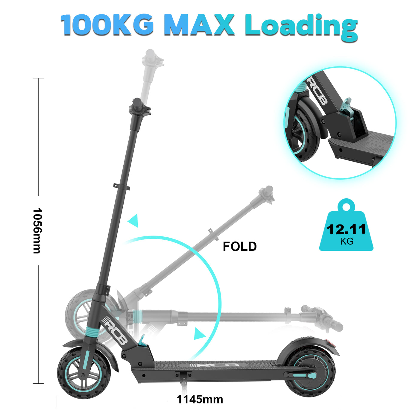 RCB R13 Electric Scooter for Adult