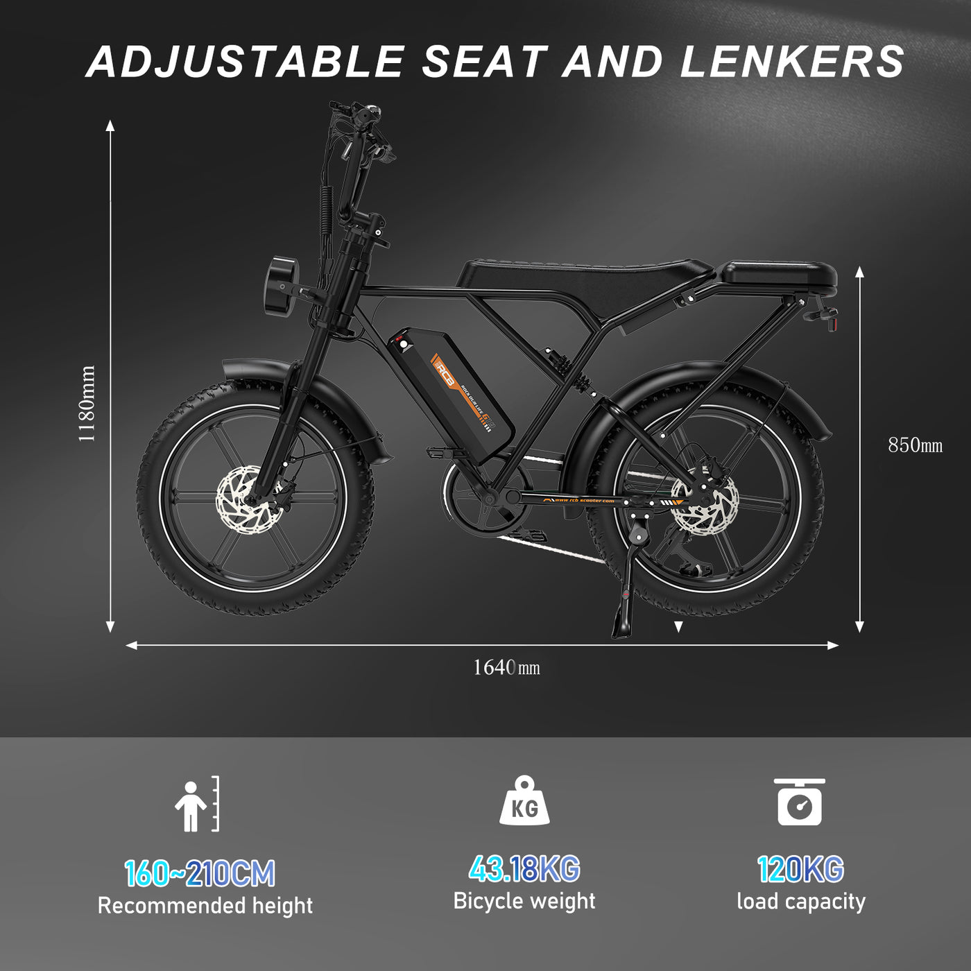 RCB G19 Electric Bike for Adults(RCB APP&NFC E BIKE)