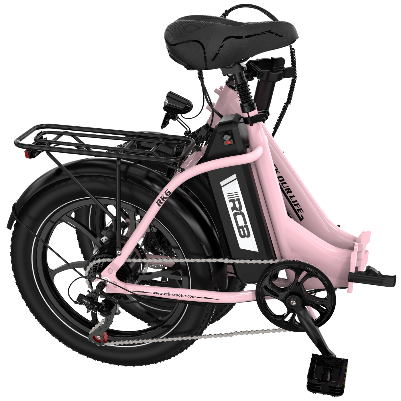 RCB RK6 Fat Tire Folding Electric Bicycle(RCB APP E BIKE)