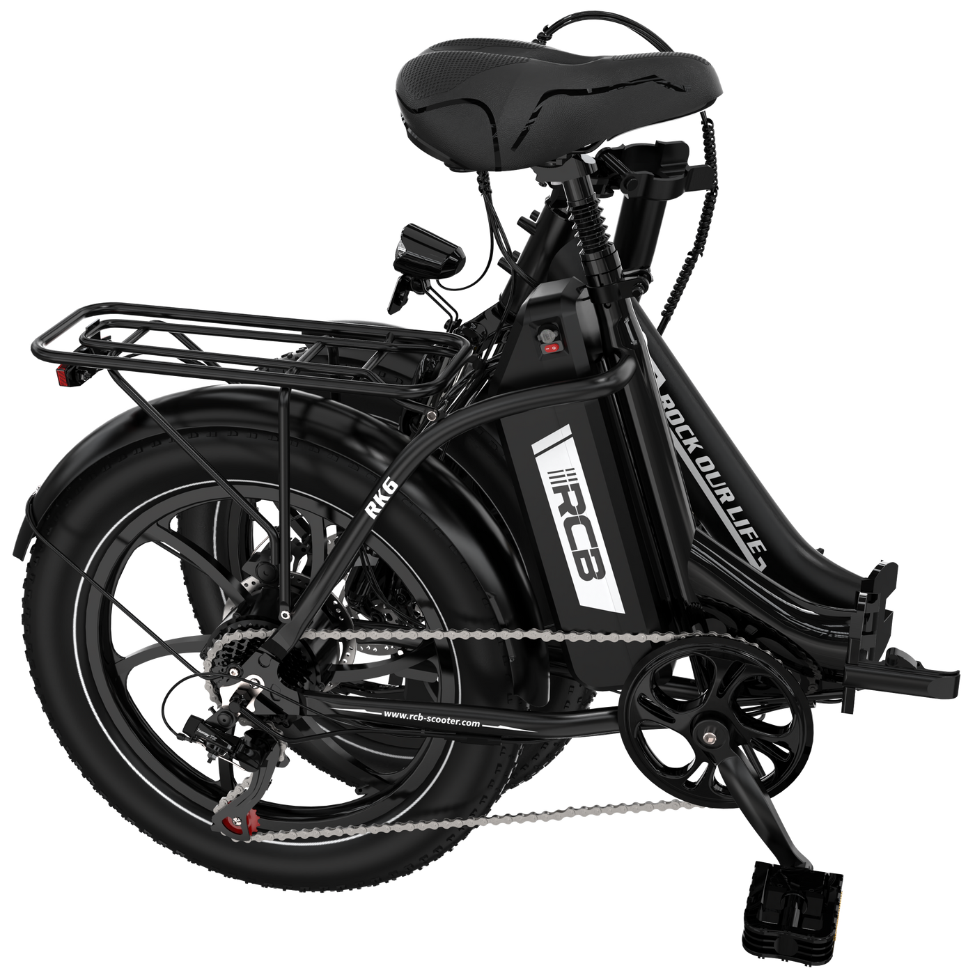 RCB RK6 Fat Tire Folding Electric Bicycle(RCB APP E BIKE)