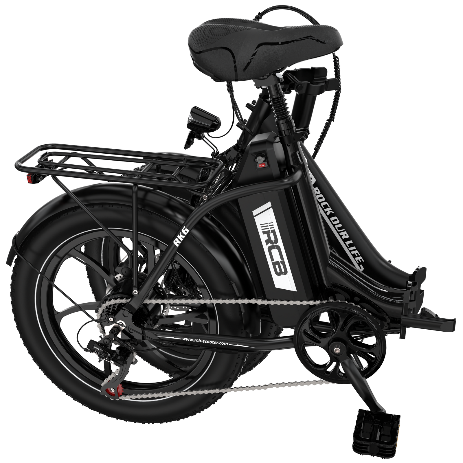 RCB RK6 Fat Tire Folding Electric Bicycle(RCB E BIKE)